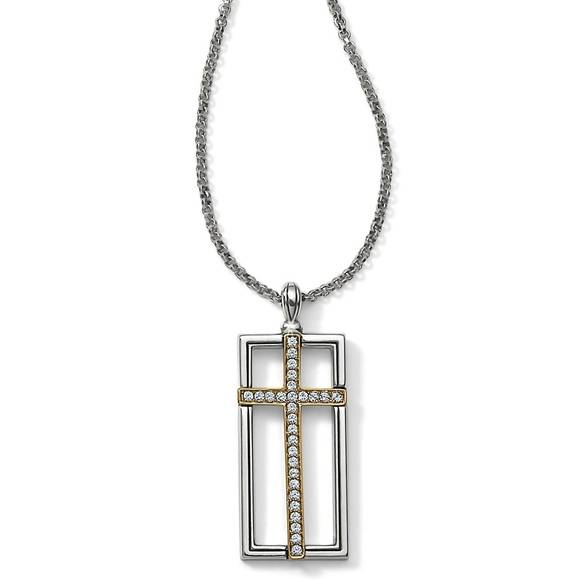 Brighton | Jewelry | New Brighton Womens Holy Cross Necklace In Silver ...